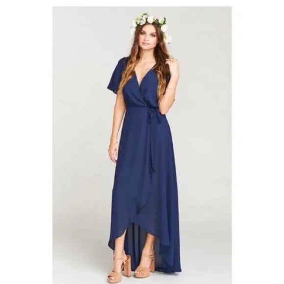 Show Me Your MuMu | Dresses | Show Me Your Mumu Navy Sophia High Low ...
